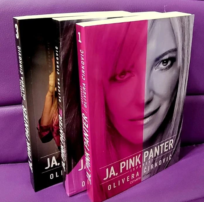 Olivera Ćirković: Ja, Pink Panter 1-3 KOMPLET knjige Olivera Ćirković